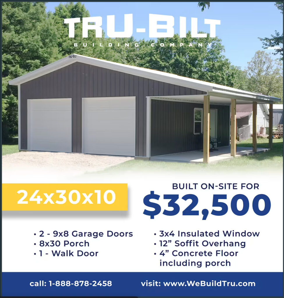 Tru-Bilt's Monthly Special - Tru-Bilt Building Company