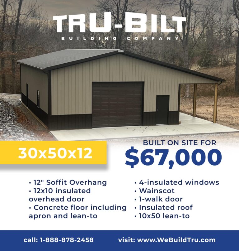 Tru-Bilt's Monthly Special - Tru-Bilt Building Company